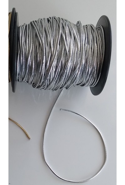 Sümerbaş Hobi Monofil Lastikli Simli İp 10 m Gümüş