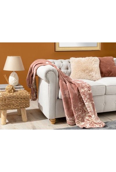 English Home Deep Love Akrilik Tv Battanıye 130X170 cm Gül Kurusu