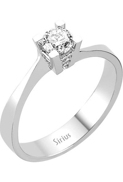 Sirius G Renk 0,41 Karat Pırlanta Tektaş Yüzük 0404R0035