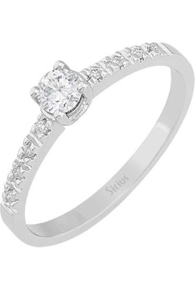 Sirius G Renk Toplam 0,29 Karat Pırlanta Tektaş Yüzük 0404R0067 Sirius G Renk Toplam 0,29 Karat Pırlanta Tektaş Yüzük 0404R0067