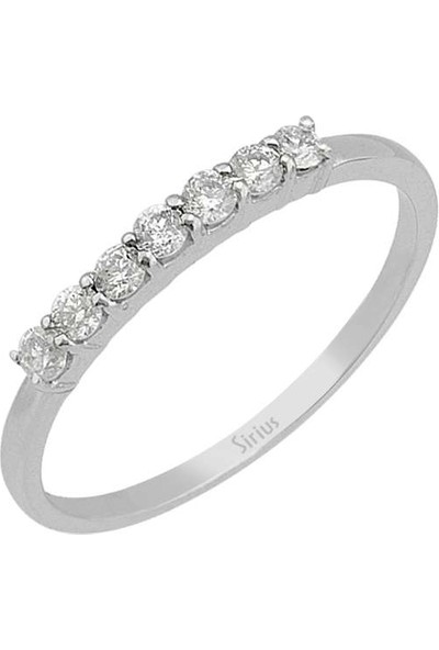 Sirius G Renk 0,27 Karat Pırlanta 7 Taş Yüzük 0407R0057