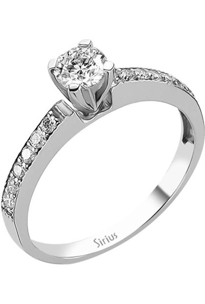 Sirius E Renk Toplam 0,55 Karat Pırlanta Tektaş Yüzük 0417R0086 Sirius E Renk Toplam 0,55 Karat Pırlanta Tektaş Yüzük 0417R0086