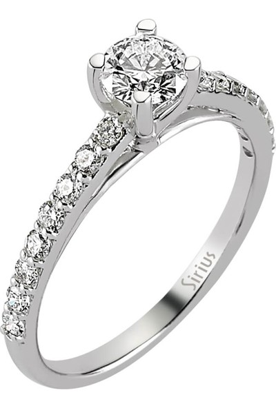 Sirius G Renk Toplam 0,75 Karat Pırlanta Tektaş Yüzük 0407R0189 Sirius G Renk Toplam 0,75 Karat Pırlanta Tektaş Yüzük 0407R0189