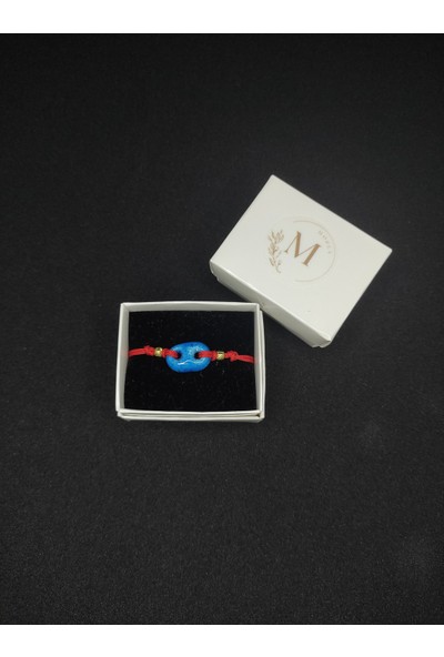 Morey Kırmızı İpli Makrome Örgülü El Yapımı Süryani Nazar Boncuğu Bileklik Morey Kırmızı İpli Makrome Örgülü El Yapımı Süryani Nazar Boncuğu Bileklik