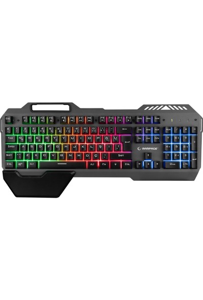 Rampage KB-R132 Falcon-X USB LED Aydınlatmalı Q Oyuncu Klavye