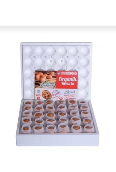Zeybek Organik Yumurta 30'lu Büyük Boy 63 72 gr Zeybek Organik Yumurta 30'lu Büyük Boy 63 72 gr