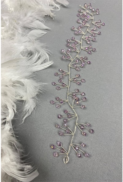 Hayalperest Boncuk Lila Vella Boncuklu Gelin Tacı Saç Aksesuarı Hayalperest Boncuk Lila Vella Boncuklu Gelin Tacı Saç Aksesuarı