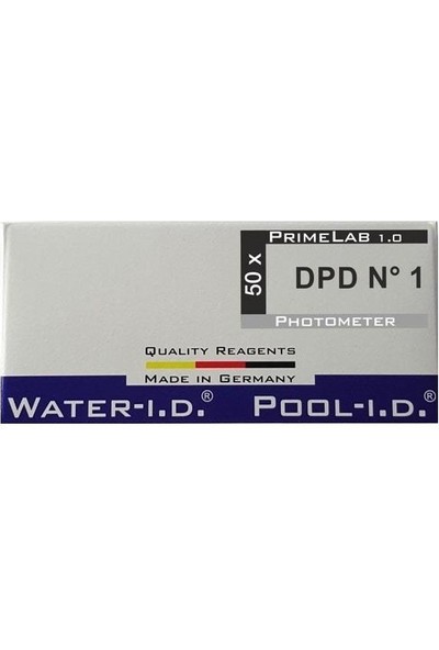 ANTECH Pool Lab 1.0 Dpd1 Serbest Klor Ölçüm Test Tableti