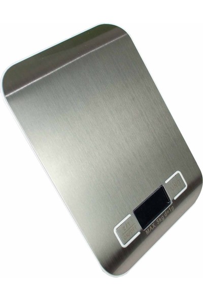 Als Dijital Hassas Terazi Mutfak Terazisi 5 kg Inox