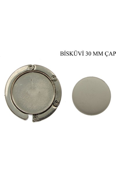 Otantik Çini Çanta Askısı Çini Bisküvisi Ölçüsü 3 cm Dir.