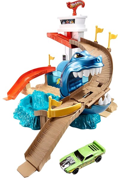 Hot Wheels Renk Değiştiren Araçlar Sharky Oyun Seti BGK04 Hot Wheels Renk Değiştiren Araçlar Sharky Oyun Seti BGK04