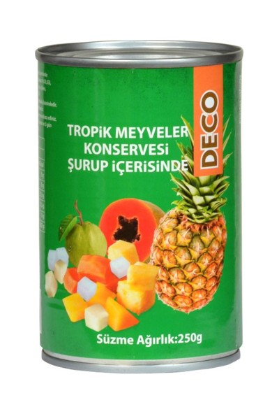 Deco Tropik Meyveler Konservesi 425 gr