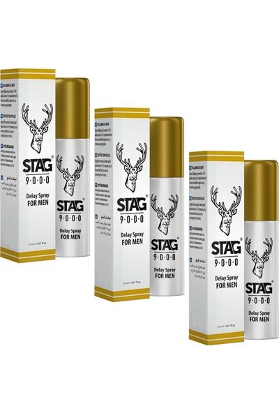 3 Kutu Stag Sprey 9000 Stag