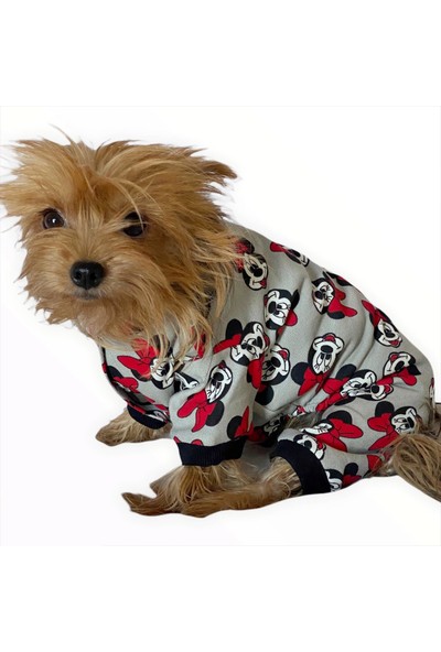 Kemique Dark Mickey Penye Tulum Köpek Tulumu Köpek Elbisesi Kemique Dark Mickey Penye Tulum Köpek Tulumu Köpek Elbisesi