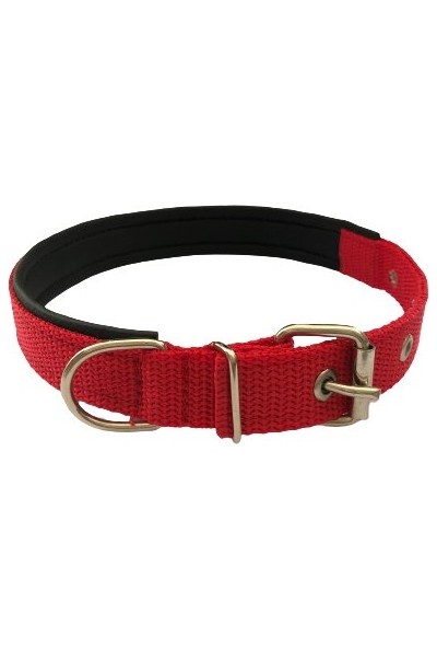 Pawin Yumuşak Dokulu Tasma Kırmızı 2.5X55 cm Pawin Yumuşak Dokulu Tasma Kırmızı 2.5X55 cm