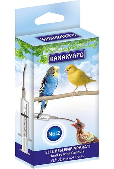 Pawin Kanarya ve Muhabbet Kuşu Elle Besleme Aparatı No 2