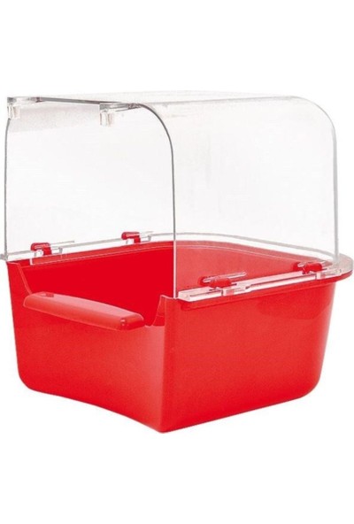 Pawin Muhabbet Kuşu Banyosu Kırmızı