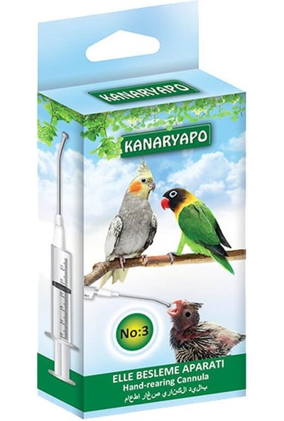 Pawin Papağanlar ve Paraket Elle Besleme Aparatı No 3