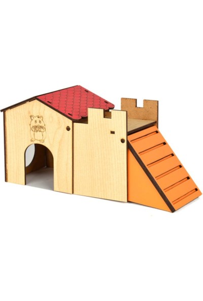 Pawin Hamster Evi Tek Katlı 23X11.5X10 cm