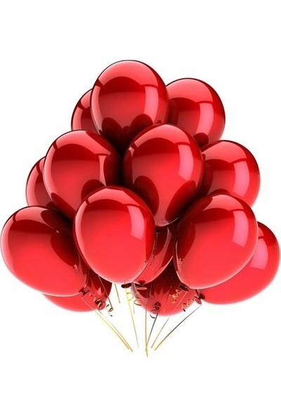 Vip Aksesuar Metalik Balon Kırmızı - 25 Adet Vip Aksesuar Metalik Balon Kırmızı - 25 Adet
