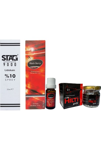 9000 - Black Berry Damla 10 ml - Macun 40 gr