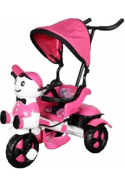 Babyhope 125 Yupi Panda Ebeveyn Kontrollü Tenteli Müzikli Tricycle Üç Teker Bisiklet Pembe Babyhope 125 Yupi Panda Ebeveyn Kontrollü Tenteli Müzikli Tricycle Üç Teker Bisiklet Pembe