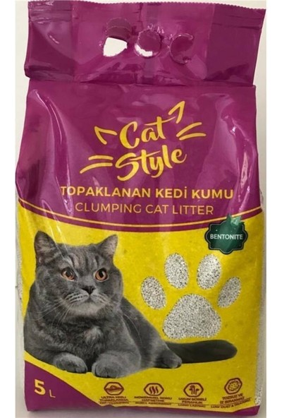 Catstyle Kedı Kumu Naturel 5 lt