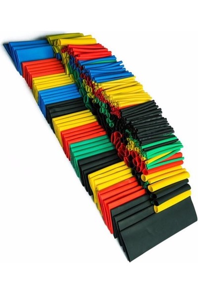 Profisher Polyolefin Shrink Boru Daralan Makaron 328 Adet Set Kablo Yalıtım Profisher Polyolefin Shrink Boru Daralan Makaron 328 Adet Set Kablo Yalıtım