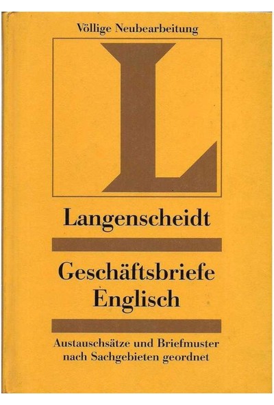 Langenscheidts Geschäftsbriefe Englisch Langenscheidts Geschäftsbriefe Englisch
