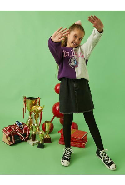 Koton Kids Pamuklu Kot Etek Beli Lastikli