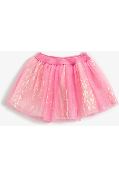 Koton Kids Tül Detayli Etek Pullu