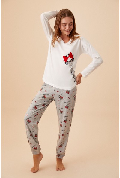 Suwen Graffe Pijama Takımı