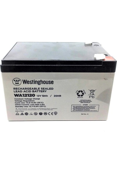 Tnl Westınghouse 12V 12AH Kuru Tip Akü Tnl Westınghouse 12V 12AH Kuru Tip Akü