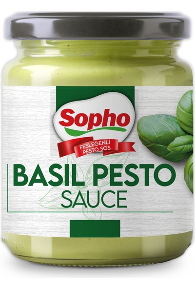 Sopho Basil Pesto Sauce 190 gr (Pesto Sos)