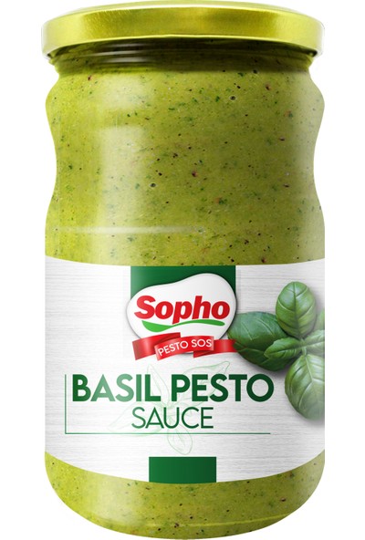 Sopho Basil Pesto Sauce 590 gr (Pesto Sos)