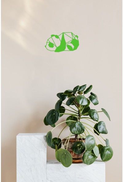 LandiWork Şirin Panda Dekoratif Lazer Kesim Ahşap Duvar Dekoru LandiWork Şirin Panda Dekoratif Lazer Kesim Ahşap Duvar Dekoru