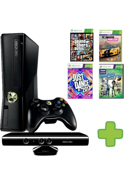 Microsoft Xbox 360 - Kinect Kamera - 30 Oyun - 250 GB Microsoft Xbox 360 - Kinect Kamera - 30 Oyun - 250 GB