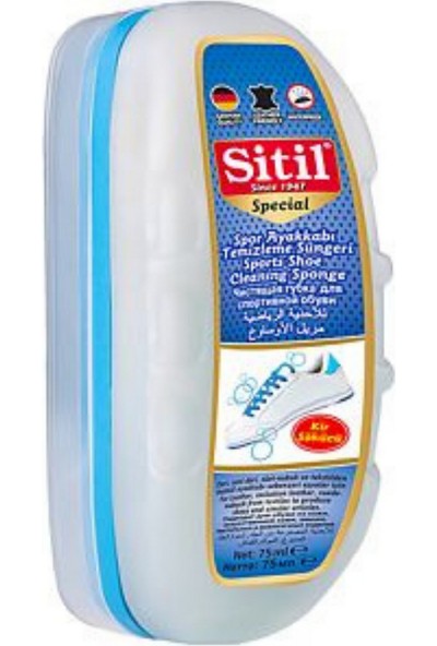 Sitil Hazneli Ayakkabı Süngeri Spor 50 ml Sitil Hazneli Ayakkabı Süngeri Spor 50 ml