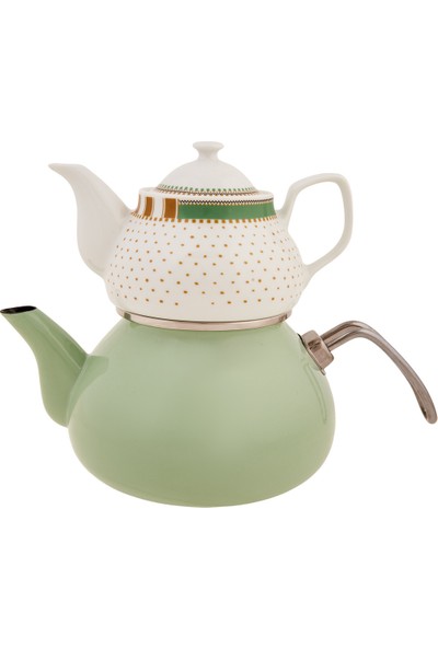 Karaca Bonita Midi Porselen Demlikli Çaydanlık Takımı