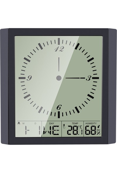 Fairy Modern Basit Sıcaklık Nem Kare Saat Büyük Ekran 150 (Yurt Dışından) Fairy Modern Basit Sıcaklık Nem Kare Saat Büyük Ekran 150 (Yurt Dışından)