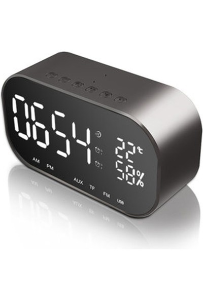 Fairy Çok Işlevli LED Oturma Odası Çalar Saat Taşınabilir Bt Kablosuz (Yurt Dışından)