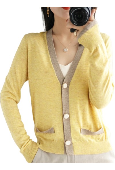 Gogoo V Yaka Hırka Kazak İnce (Yurt Dışından)