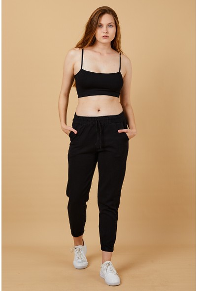 Twenty3 Kadın Beli ve Paçası Lastikli Eşofman Altı
