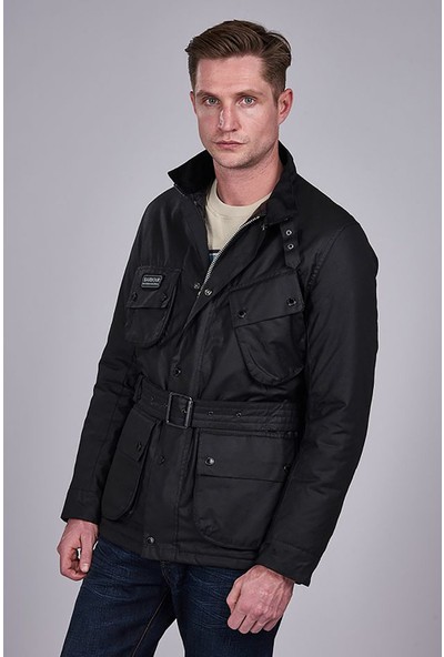 Barbour B.ıntl Sl International Yağlı Ceket BK71 Black Barbour B.ıntl Sl International Yağlı Ceket BK71 Black
