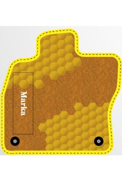 Tegin Ford Mustang 1979-1993 Uyumlu Turuncu Halı Sarı Desen Sarı Kenar Plus Paspas Tegin Ford Mustang 1979-1993 Uyumlu Turuncu Halı Sarı Desen Sarı Kenar Plus Paspas