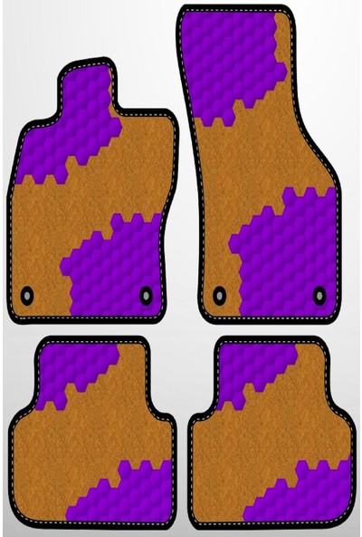 Tegin Opel Zafira C 2012 ve Sonrası Uyumlu Turuncu Halı Mor Desen Siyah Kenar Plus Paspas Tegin Opel Zafira C 2012 ve Sonrası Uyumlu Turuncu Halı Mor Desen Siyah Kenar Plus Paspas