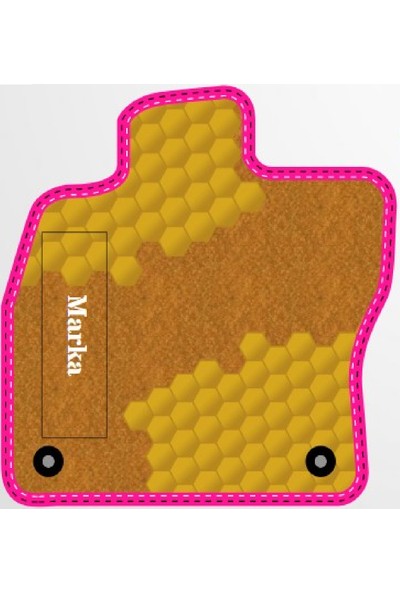 Tegin Mazda Mx-5 Na 1989-1997 Uyumlu Turuncu Halı Sarı Desen Pembe Kenar Plus Paspas Tegin Mazda Mx-5 Na 1989-1997 Uyumlu Turuncu Halı Sarı Desen Pembe Kenar Plus Paspas