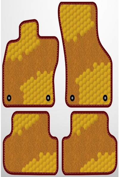 Tegin Honda Cr-X 1987-1991 Uyumlu Turuncu Halı Sarı Desen Bordo Kenar Plus Paspas Tegin Honda Cr-X 1987-1991 Uyumlu Turuncu Halı Sarı Desen Bordo Kenar Plus Paspas