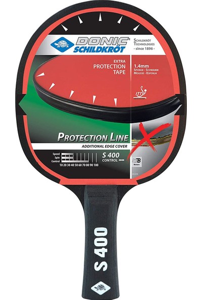 Donic S400 Masa Tenisi Raketi Siyah-Kırmızı-St Donic S400 Masa Tenisi Raketi Siyah-Kırmızı-St