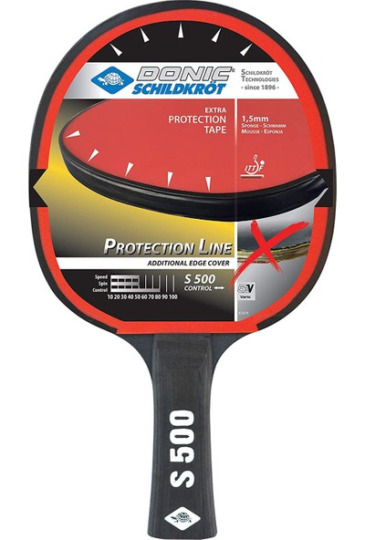 Donic S500 Masa Tenisi Raketi Siyah-Kırmızı-St Donic S500 Masa Tenisi Raketi Siyah-Kırmızı-St